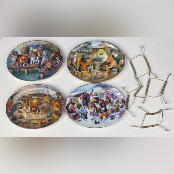 Franklin Mint | Accents | Franklin Mint Collectible Plates Cats Brian ...